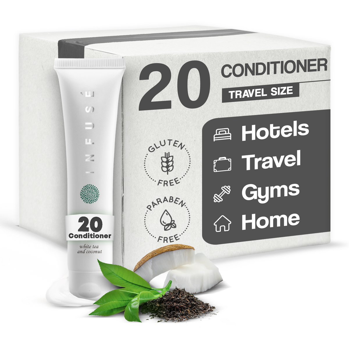 Infuse Travel-Size Hotel Conditioner, 1 oz. (Case of 20) — Diversified ...