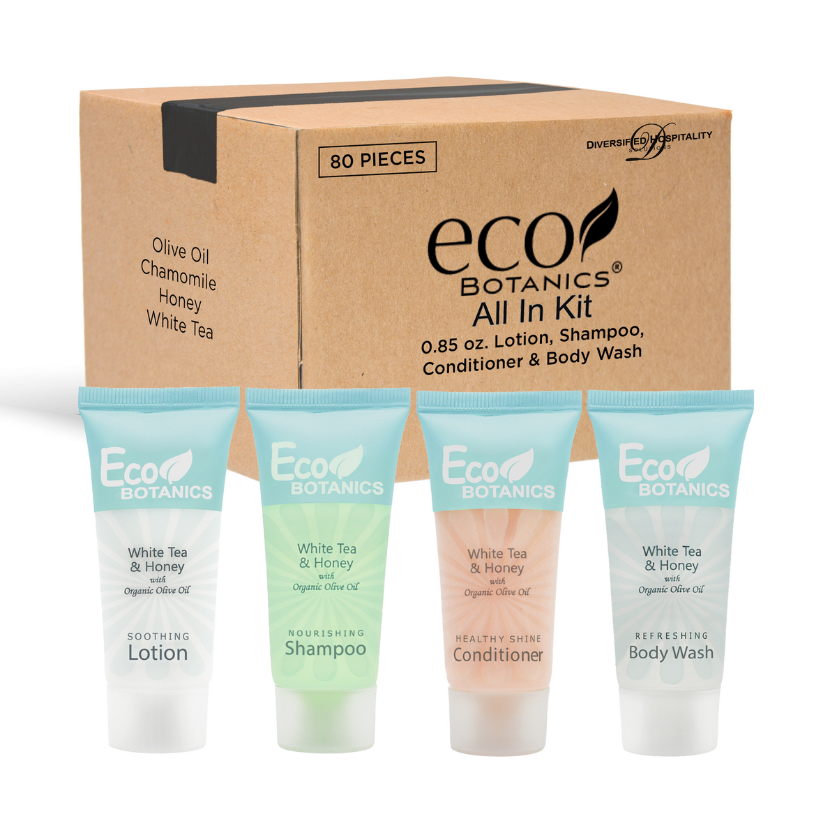 Eco Botanics 0.85 oz. Toiletries Set | 1-Shoppe All-In-Kit Amenities F ...