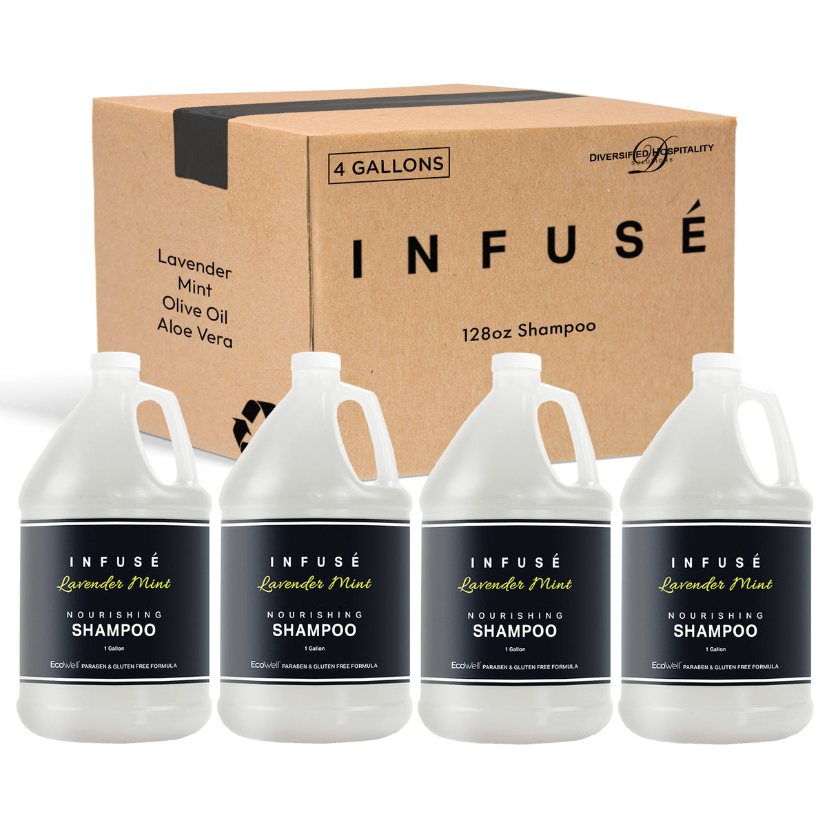 Shampoo | Infuse Lavender Mint Hotel | 1 Gallon | For Hospitality & Va ...