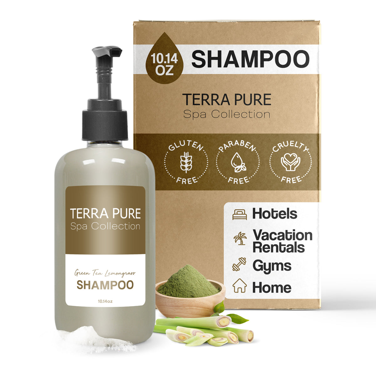 Terra Pure Shampoo | Spa Collection | Hotel Amenities in Pump Bottle ...