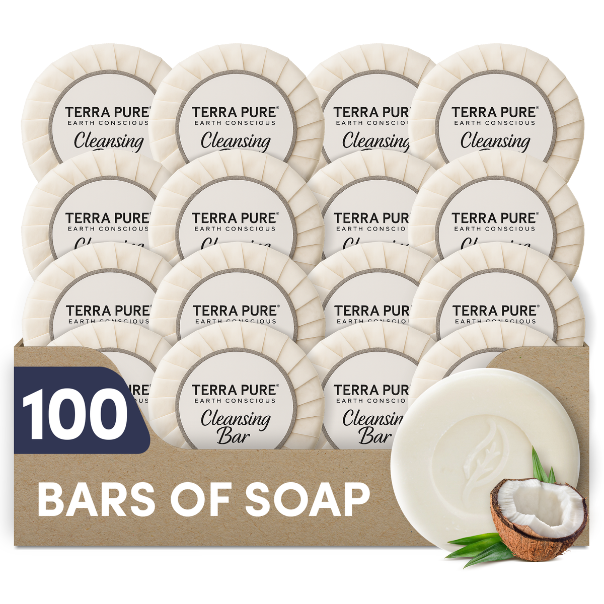 Terra Pure White Tea and Coconut Hotel Soap | Travel Size Toiletries B ...