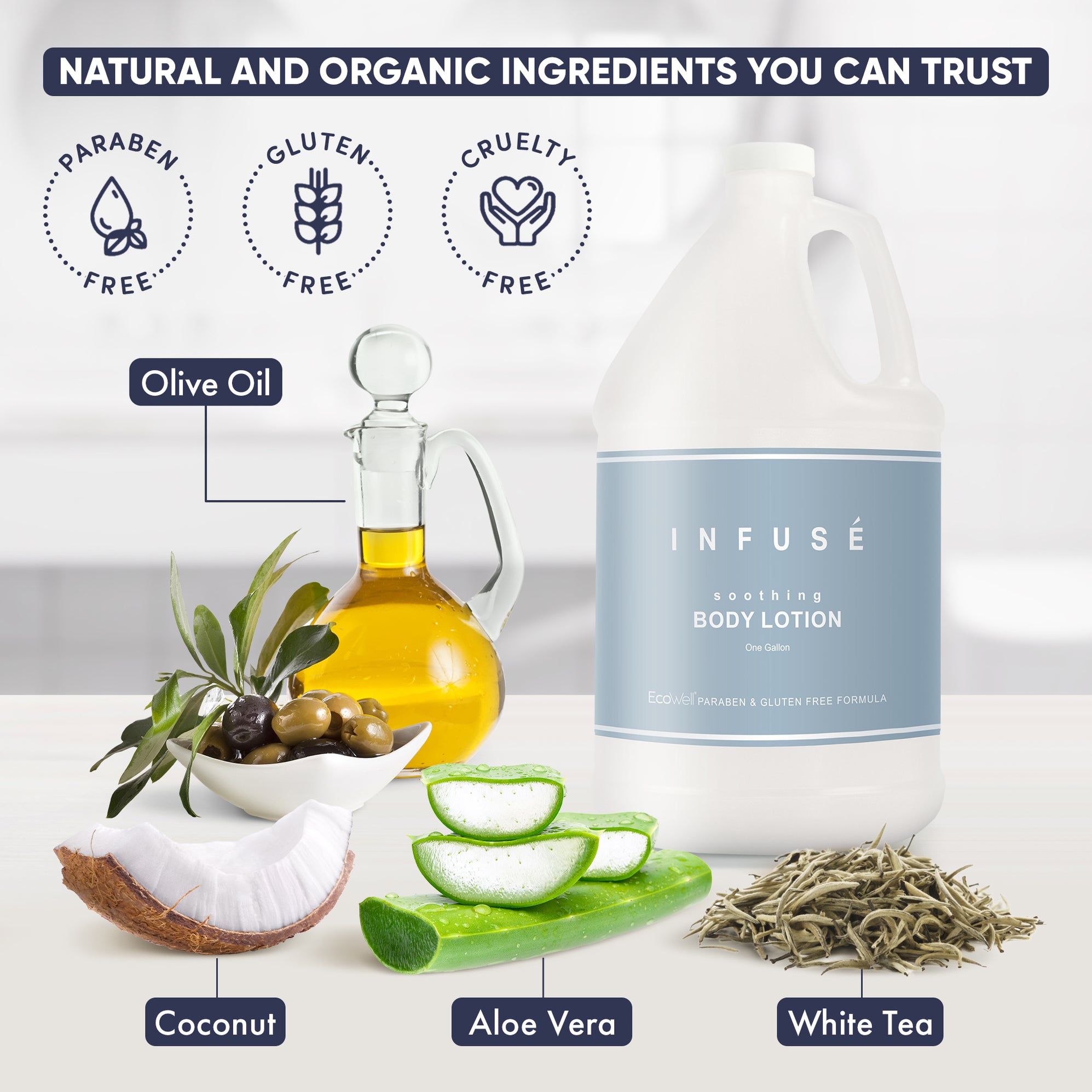 Infuse Hotel Lotion | 1 Gallon | Designed to Refill Soap Dispensers ...